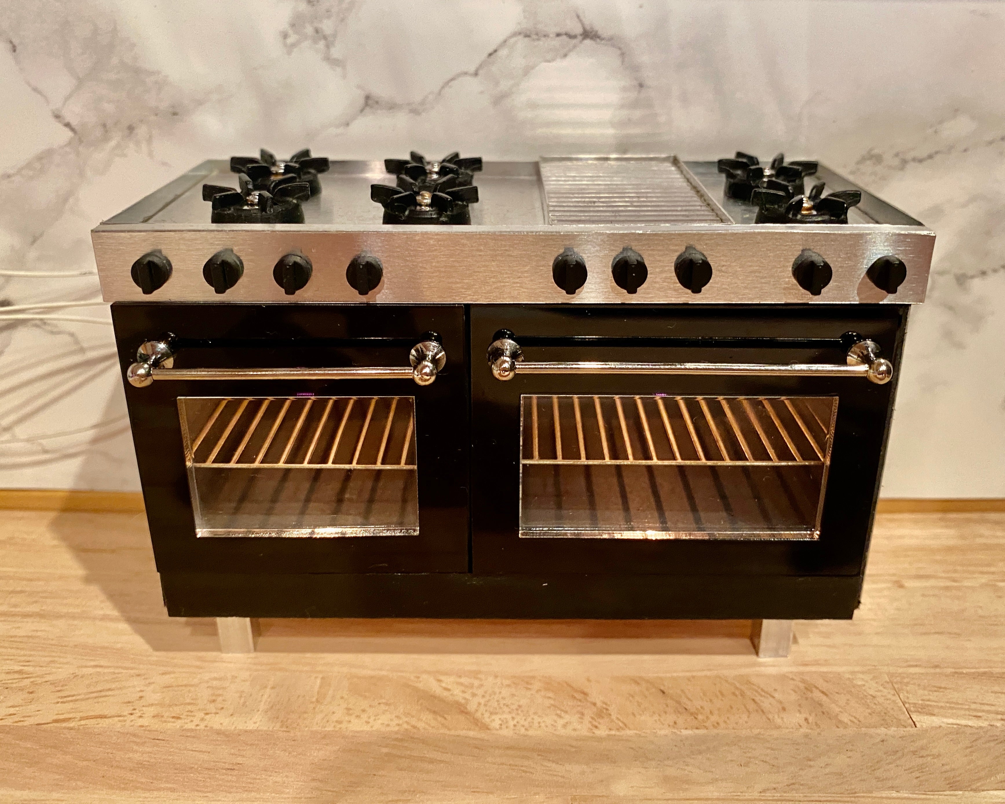 ELF Deluxe Range Stove Black – ELF Miniatures