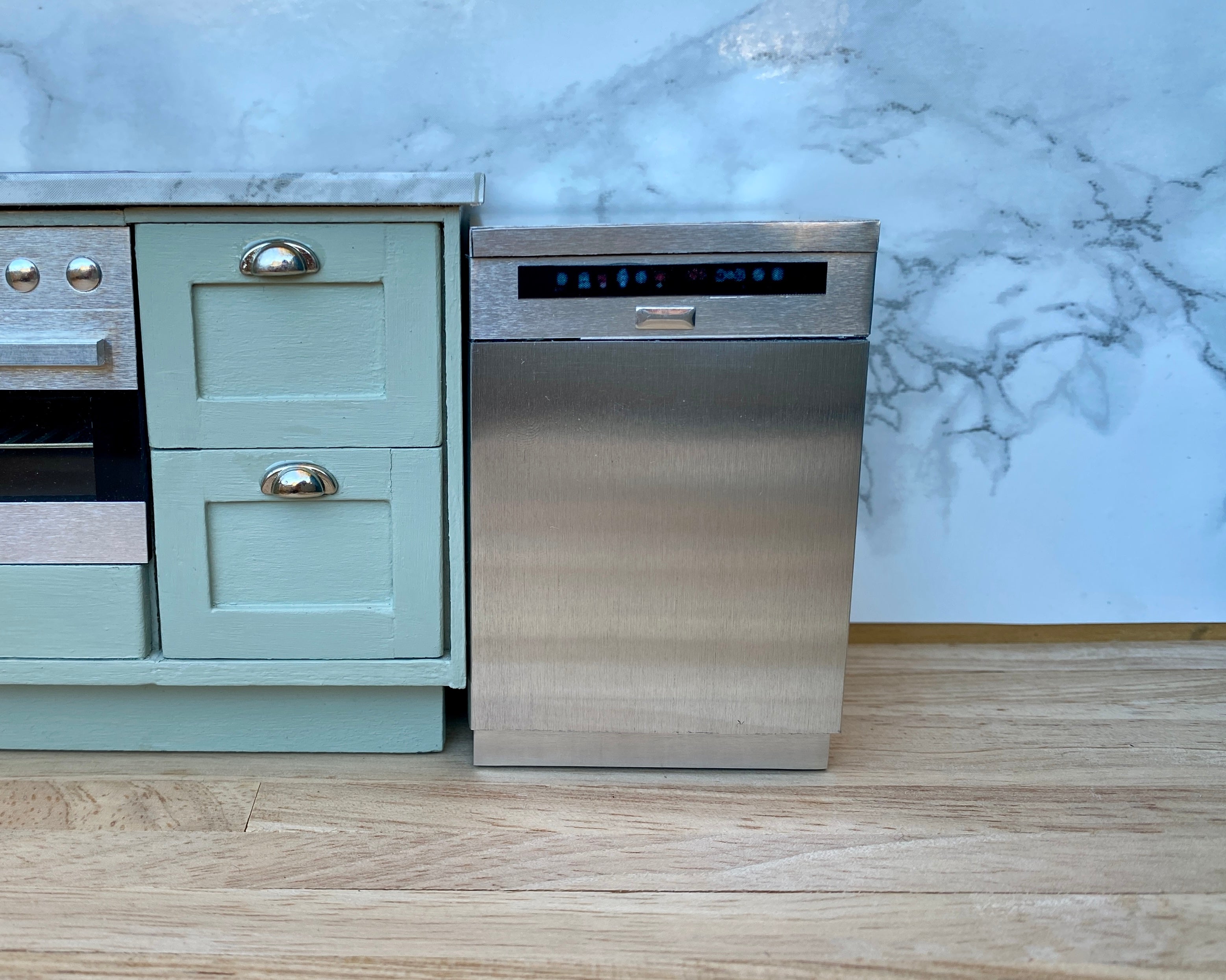 ELF Stainless Steel Dummy Dishwasher 2” Kit – ELF Miniatures