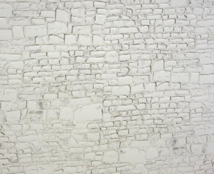Embossed White Painted Stone Wall – ELF Miniatures